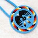 Beaded Medallion Necklace With an Eagle - Etsy Canada