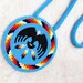 Beaded Medallion Necklace With an Eagle - Etsy Canada