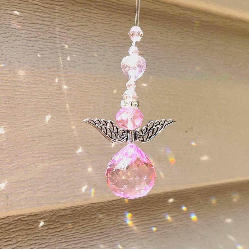 Swarovski Angel Suncatcher - Etsy
