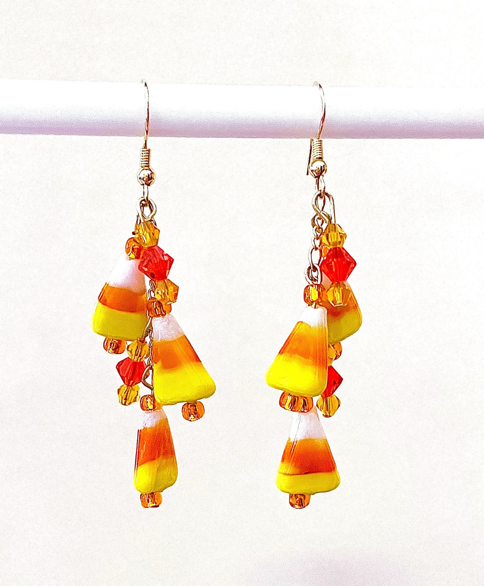 Candy Corn Earrings, Candy Corn Jewelry, Autumn Fall Candy Corn ...