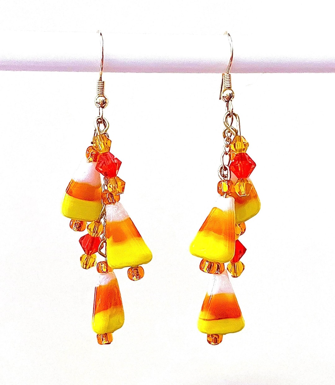 Candy Corn Earrings, Candy Corn Jewelry, Autumn Fall Candy Corn ...