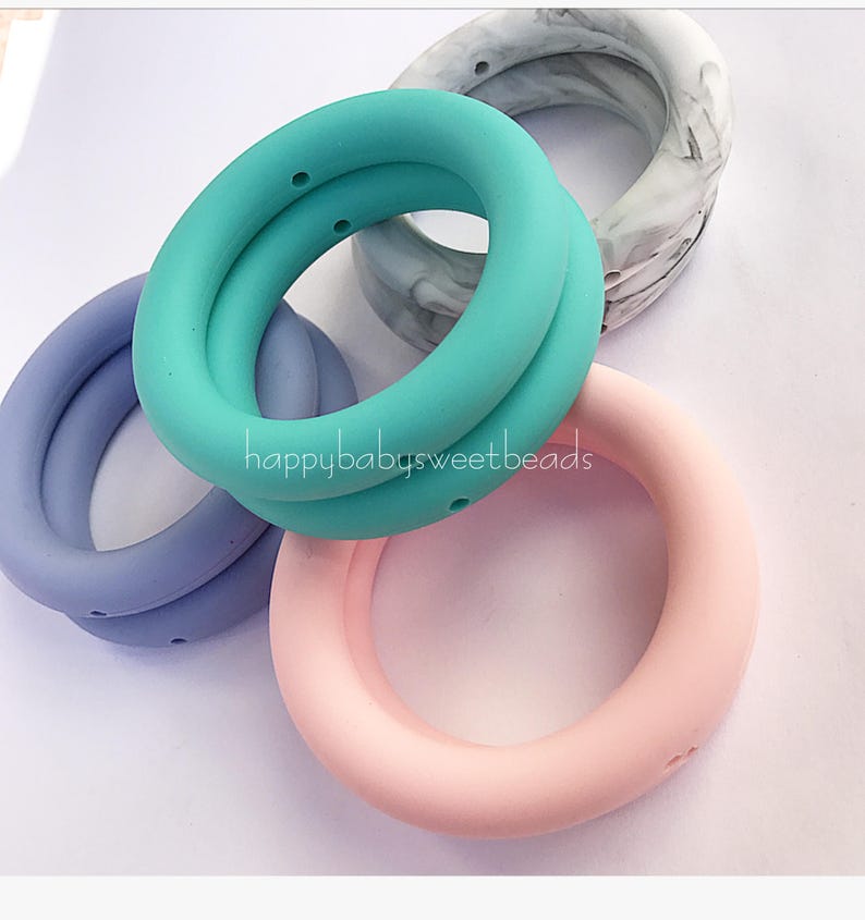 70 Mm Round Silicone Ring With Holes , Round Circle Donut Ring ...