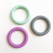 65 or 70 Mm Round Silicone Ring With Holes , Round Circle Donut Ring ...