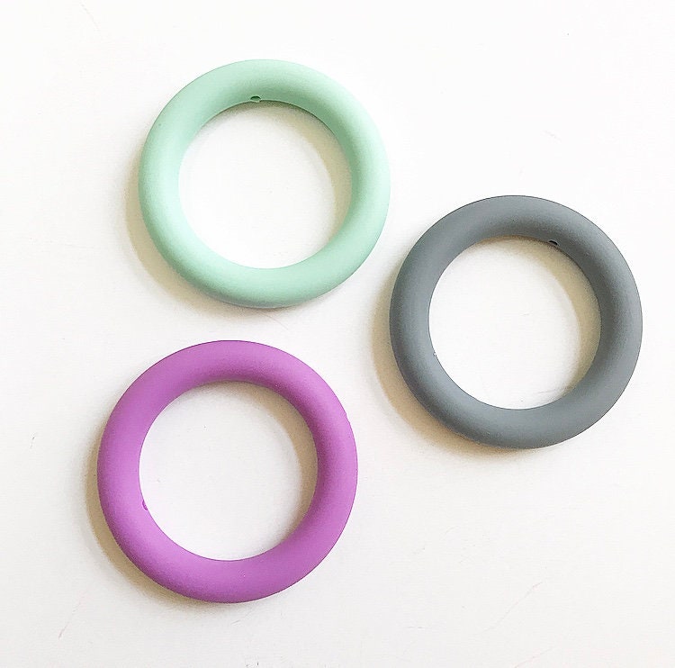 70 Mm Round Silicone Ring With Holes , Round Circle Donut Ring ...