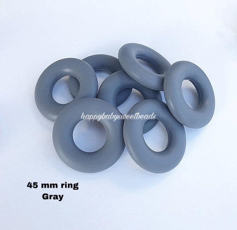 45 mm Baby Large Silicone Donut Round Ring Food Grade Silicone | Etsy