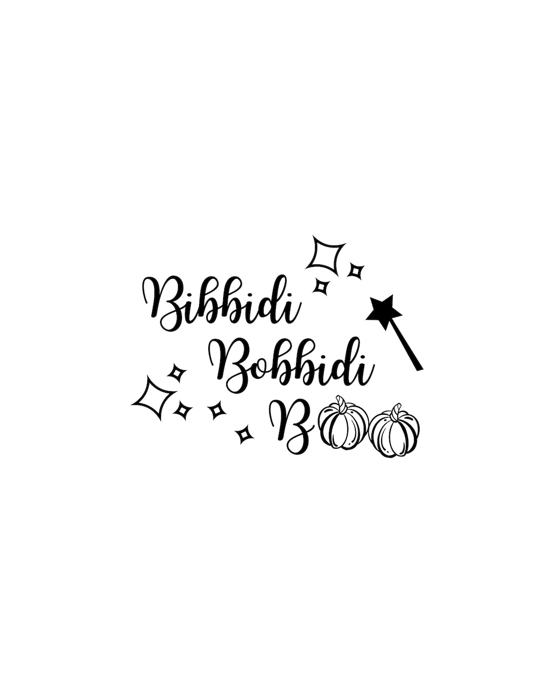 Bibbidi Bobbidi Boo Image, Svg, Png, Download, Commercial License ...
