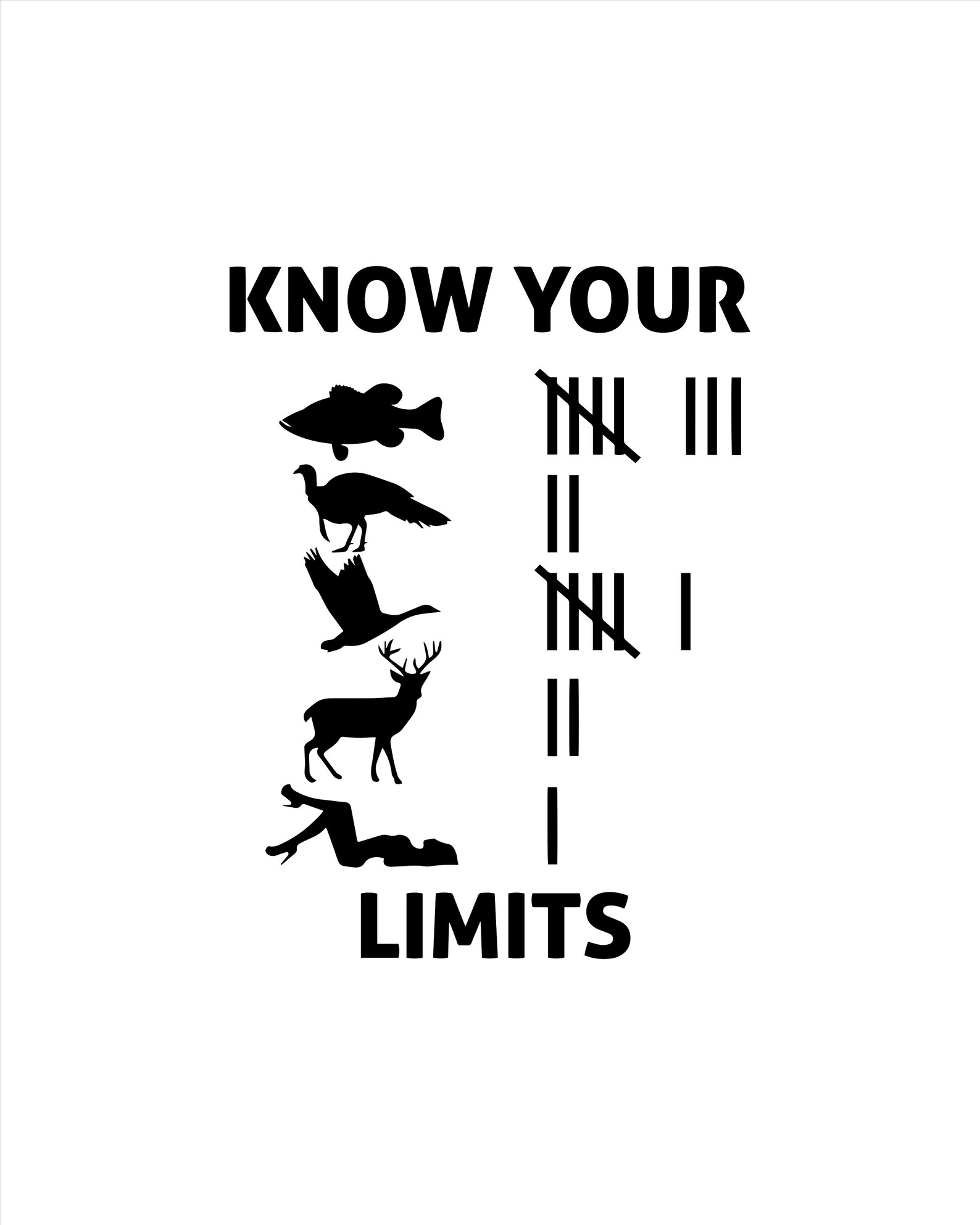 Know Your Limits- Hunting Humor, Image Download, Svg,png, With ...