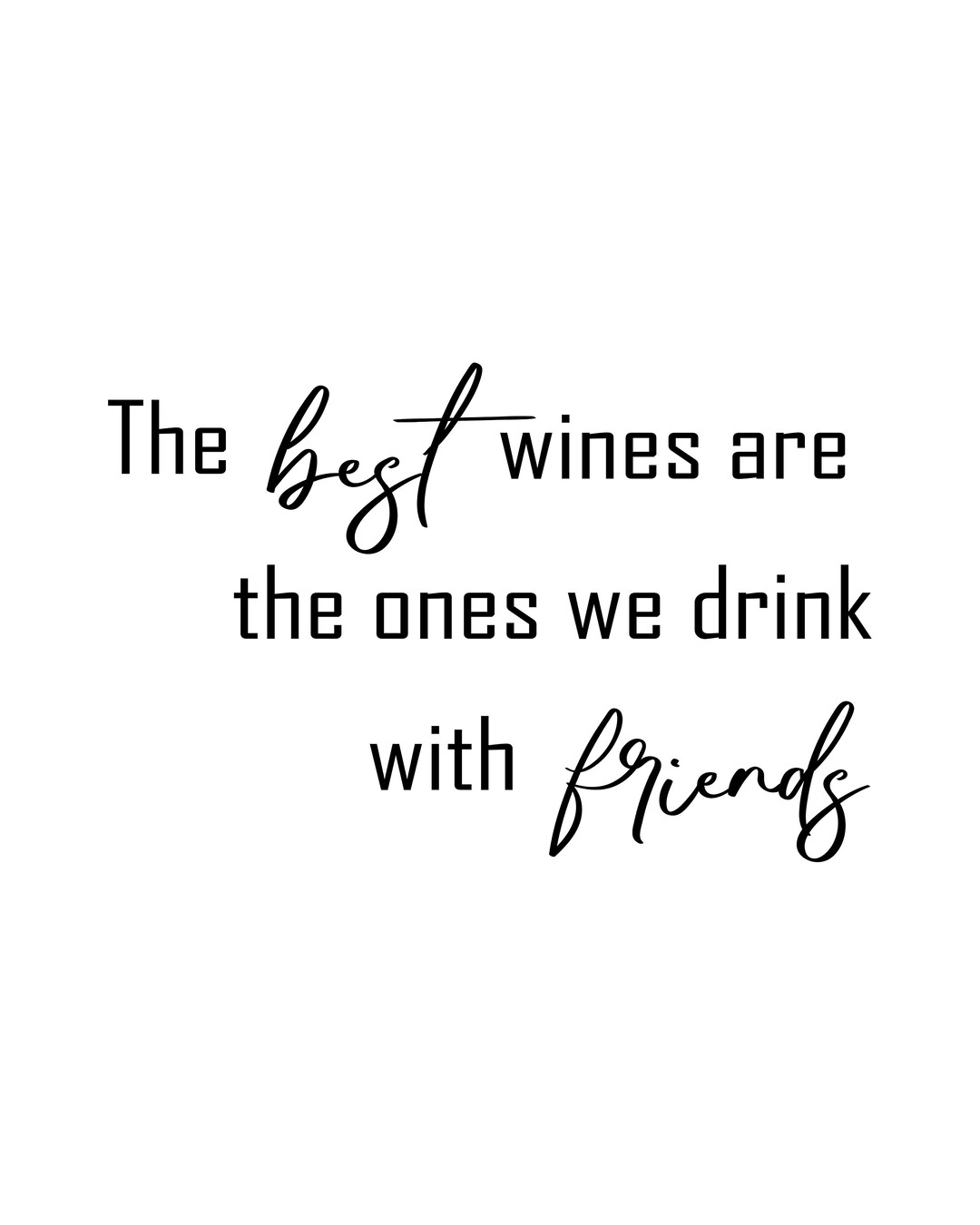 Best Friends Wine Image Download, Svg, Png, Includes Commercial License ...