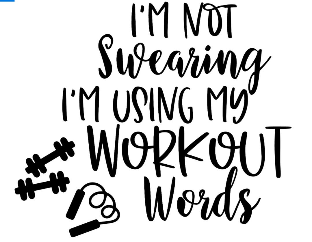 Workout Words Gym Svg Png Commercial License Digital Image Download - Etsy
