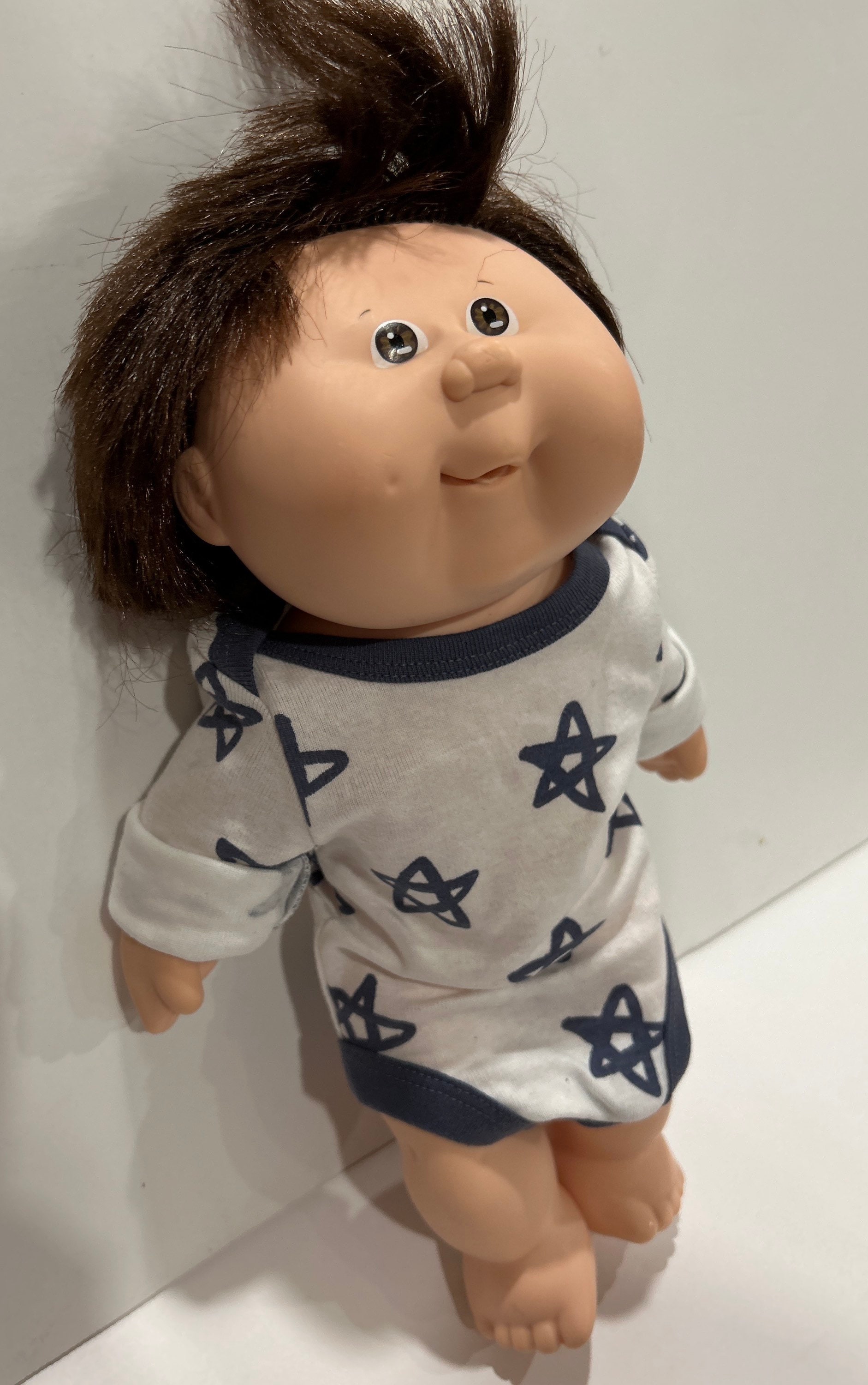 1987 Vintage Cabbage Patch Kids Splash Jointed Hard Body Brown Green ...