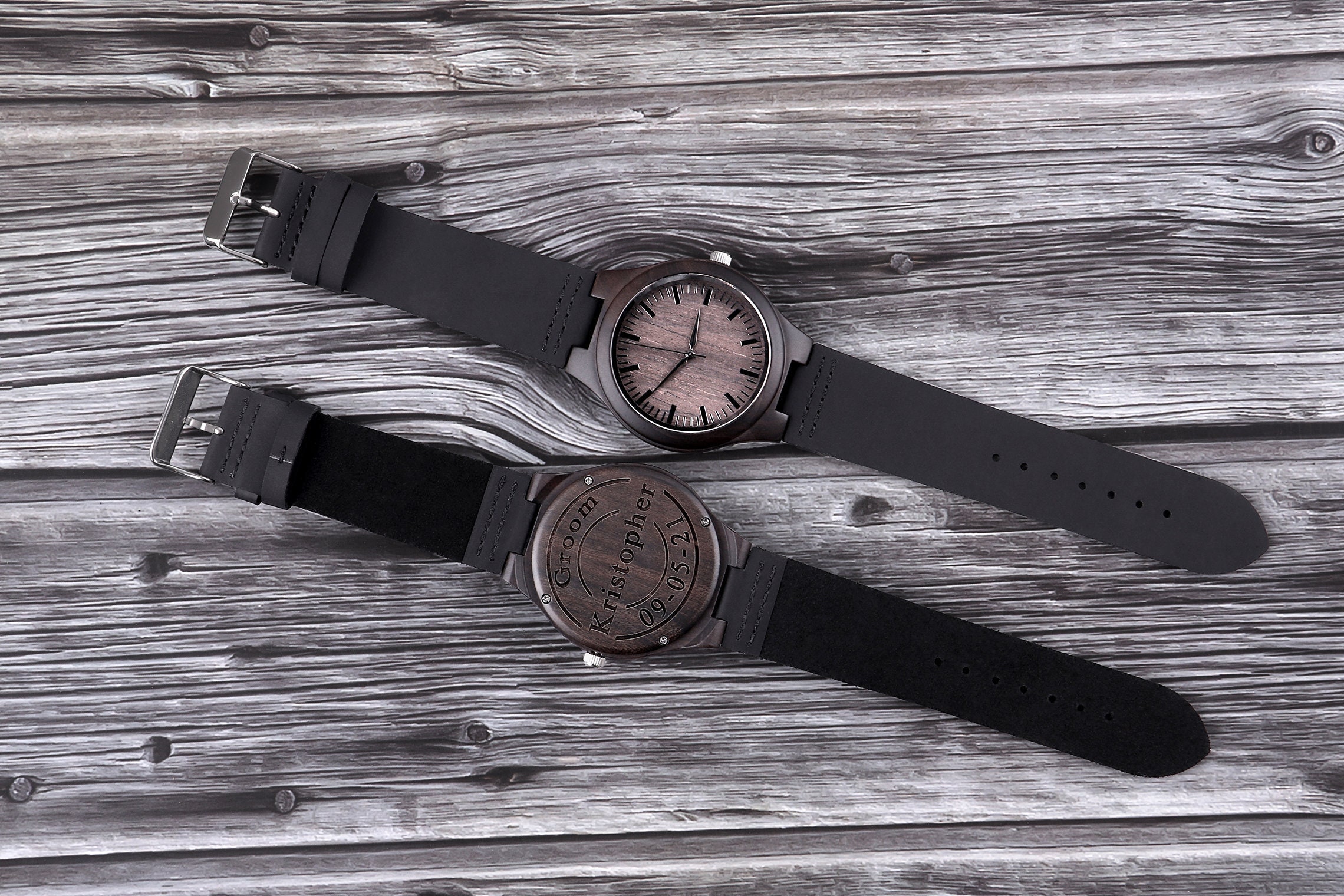 Wooden Watch for Men Personalized Gifts for Men Engraved Wood - Etsy