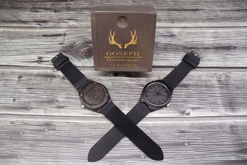 Wooden Watch for Men Personalized Gifts for Men Engraved Wood - Etsy