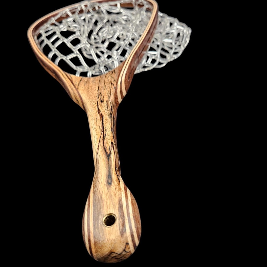 Handcrafted Wooden Fly Fishing Landing Net - Deward Model - Small ...
