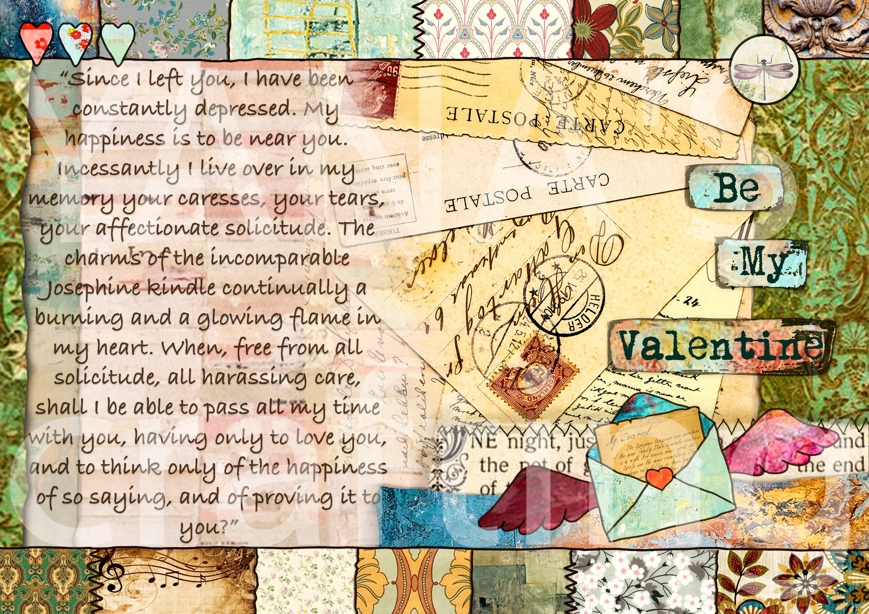 February Journal KIT / Junk journal / Winter / Handmade / | Etsy