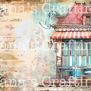 25 Printable WHIMSICAL HOUSES Themed PAGES / Printable Junk Journal ...
