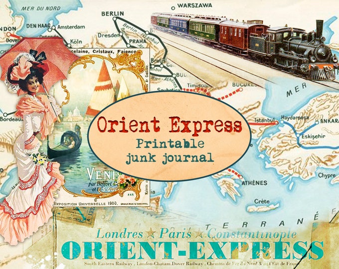 1982 Vintage Orient Express Brochure and Booking Form - Etsy