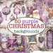 50 Printable PURPLE CHRISTMAS PAGES / Printable Junk Journal / Vintage ...