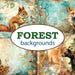 25 FOREST Themed Printable Backgrounds / Printable Nature, Forest Paper ...