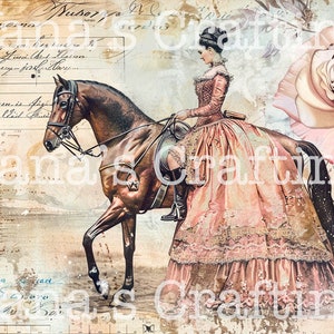 25 Printable PRINCESS Themed PAGES / Romantic Junk Journal ...
