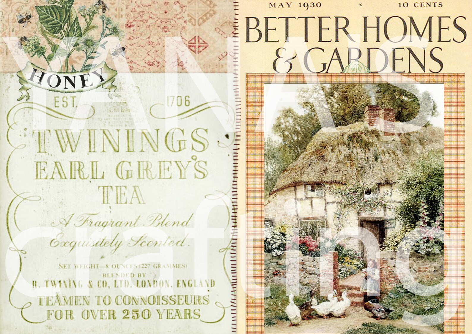 Country Life Journaling Kit 15 Pages / Printable Junk - Etsy