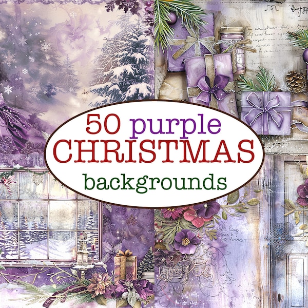 Purple Christmas - Etsy