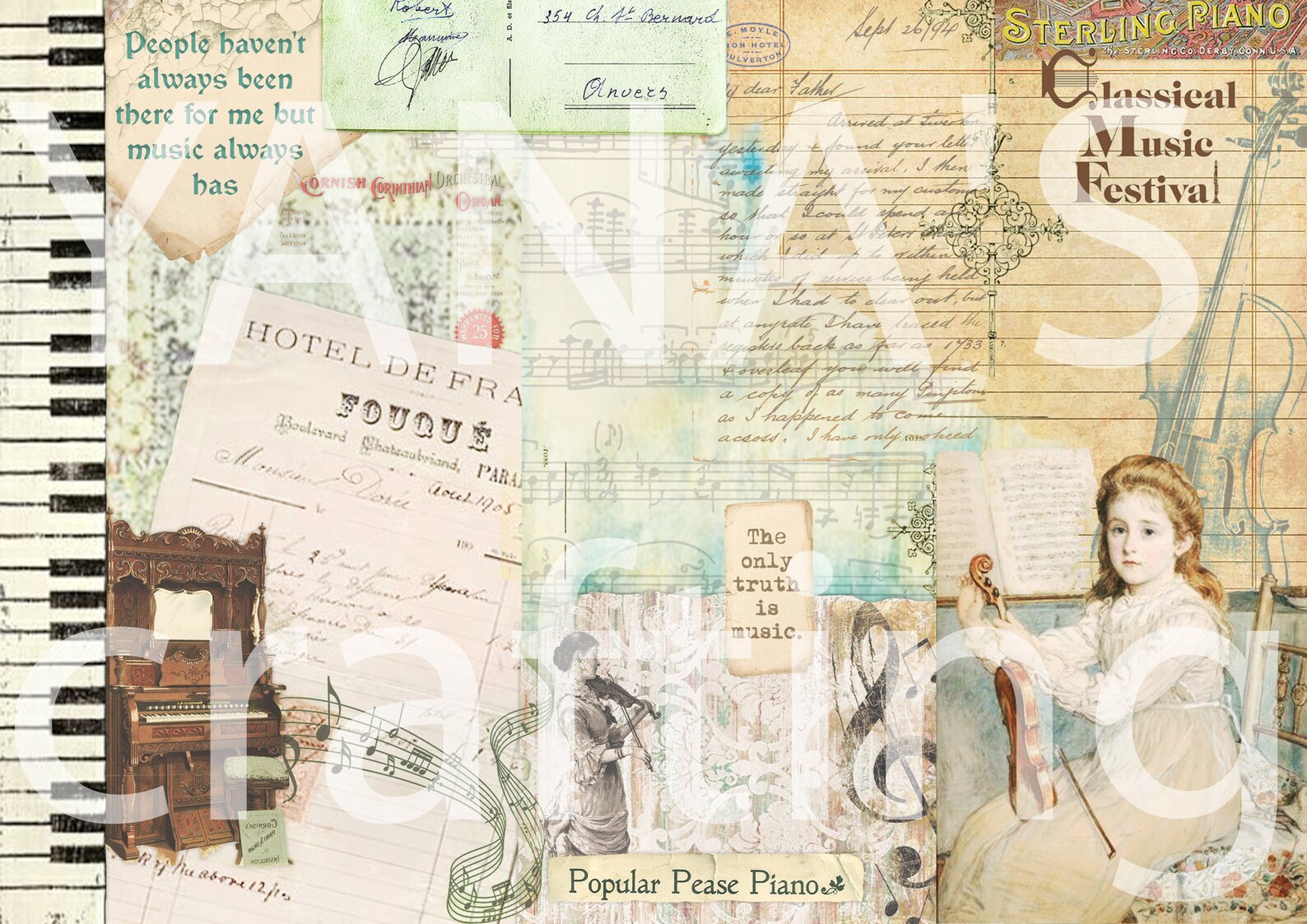 ARTIST TEARS Journaling Kit 15 Pages / Printable Junk - Etsy