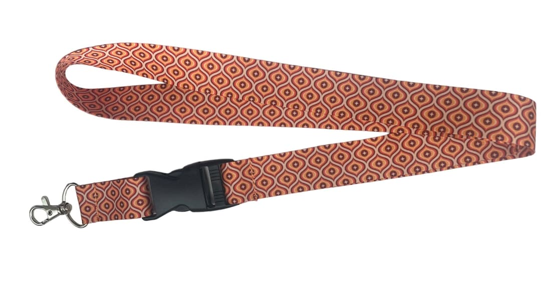 60s Retro Pattern Design Lanyard - Etsy