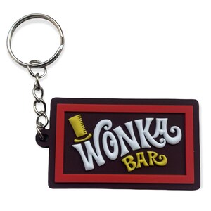 Willy Wonka Chocolate Bar Keyring - Etsy