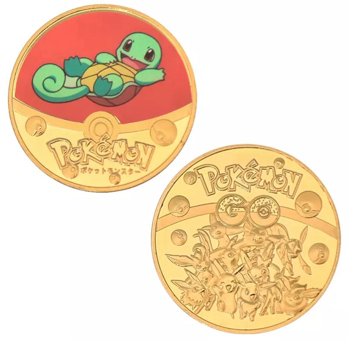 5 Pokemon Collectors Coins - Etsy UK