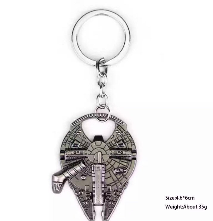 Star Wars Millennium Falcon Bottle Opener Key Chain - Etsy