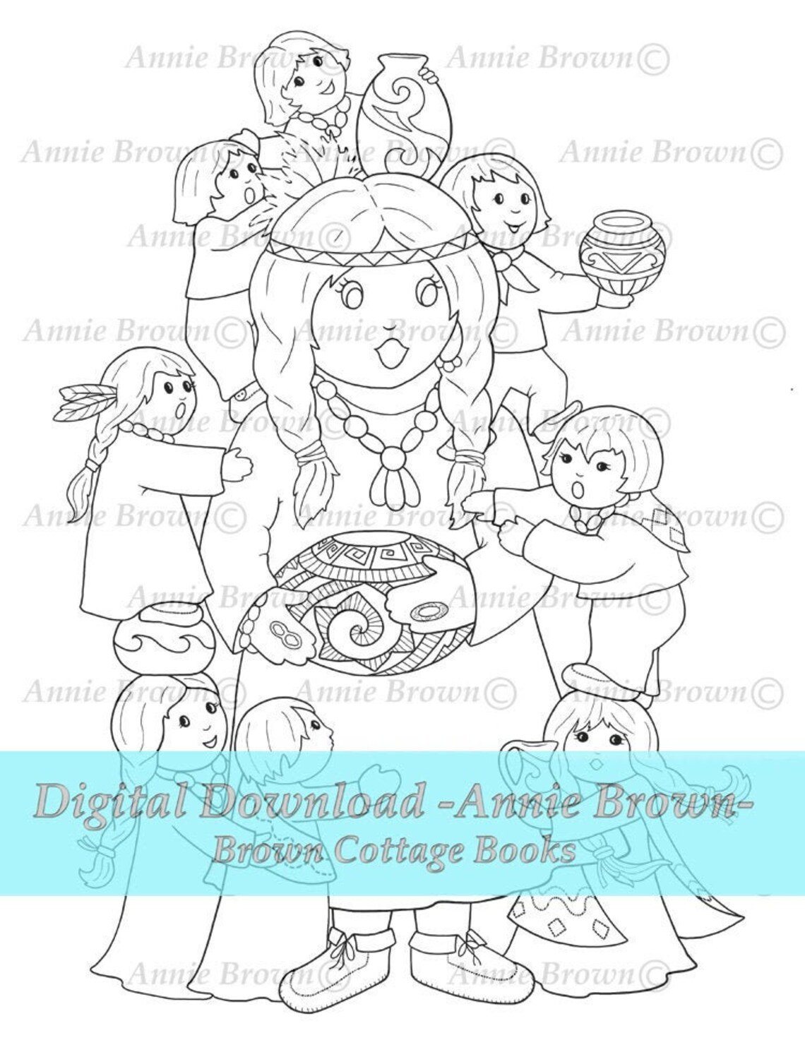 Native Southwest Coloring Printable Download Coloring Pages - Etsy