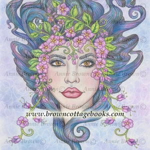 Fae Fairies Coloring Page Line Art Instant Download - Etsy