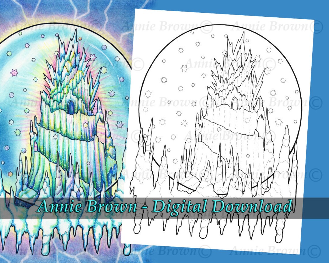 Christmas Coloring Page Instant Download Line Art - Etsy