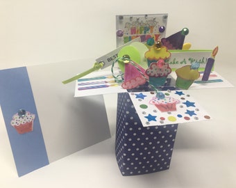 Birthday card box | Etsy