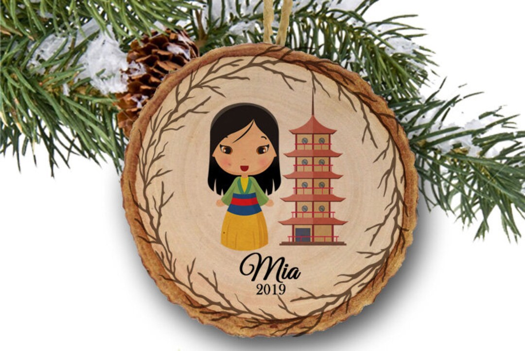Mulan Christmas Ornament, Mulan Ornament, Disney Princess, Disney ...