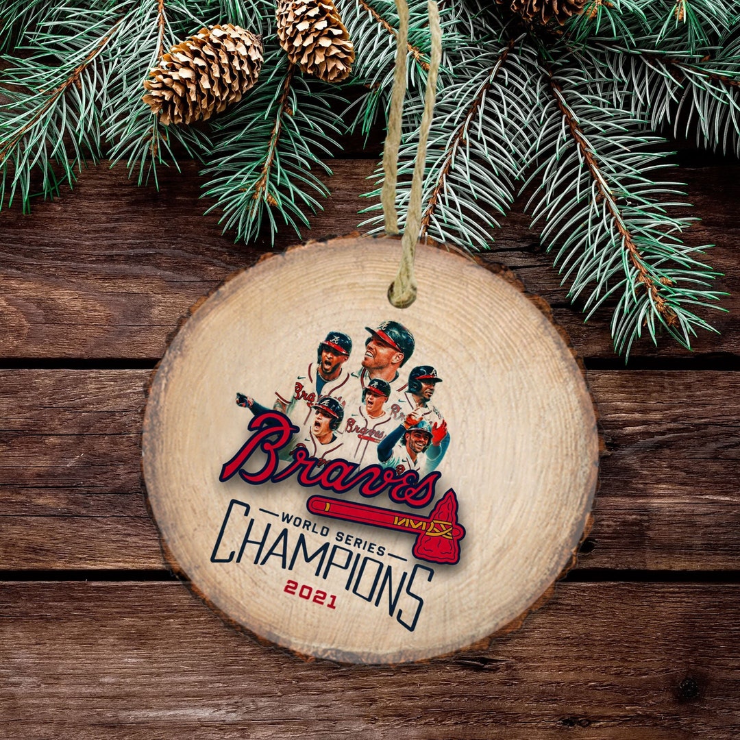 World Series 2021 Champions Ornament, Braves Players, Atlanta Baseball ...