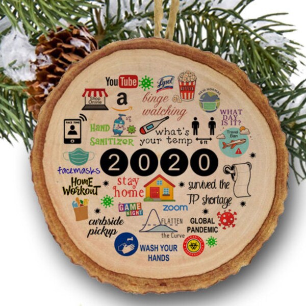 Covid2020 Christmas Ornaments - Etsy