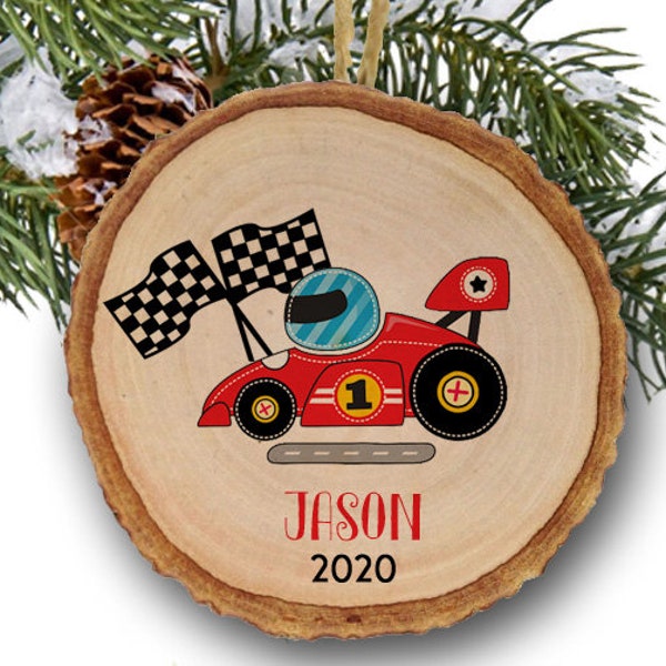 Race Car Ornament - Etsy