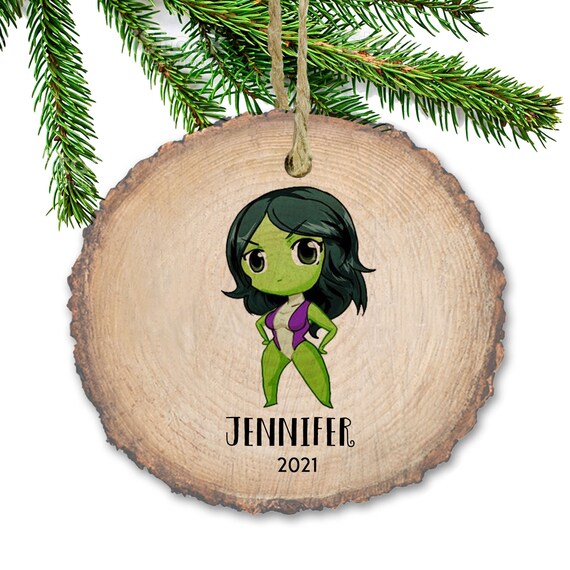 Personalized Christmas Ornaments She Hulk the Incredible - Etsy