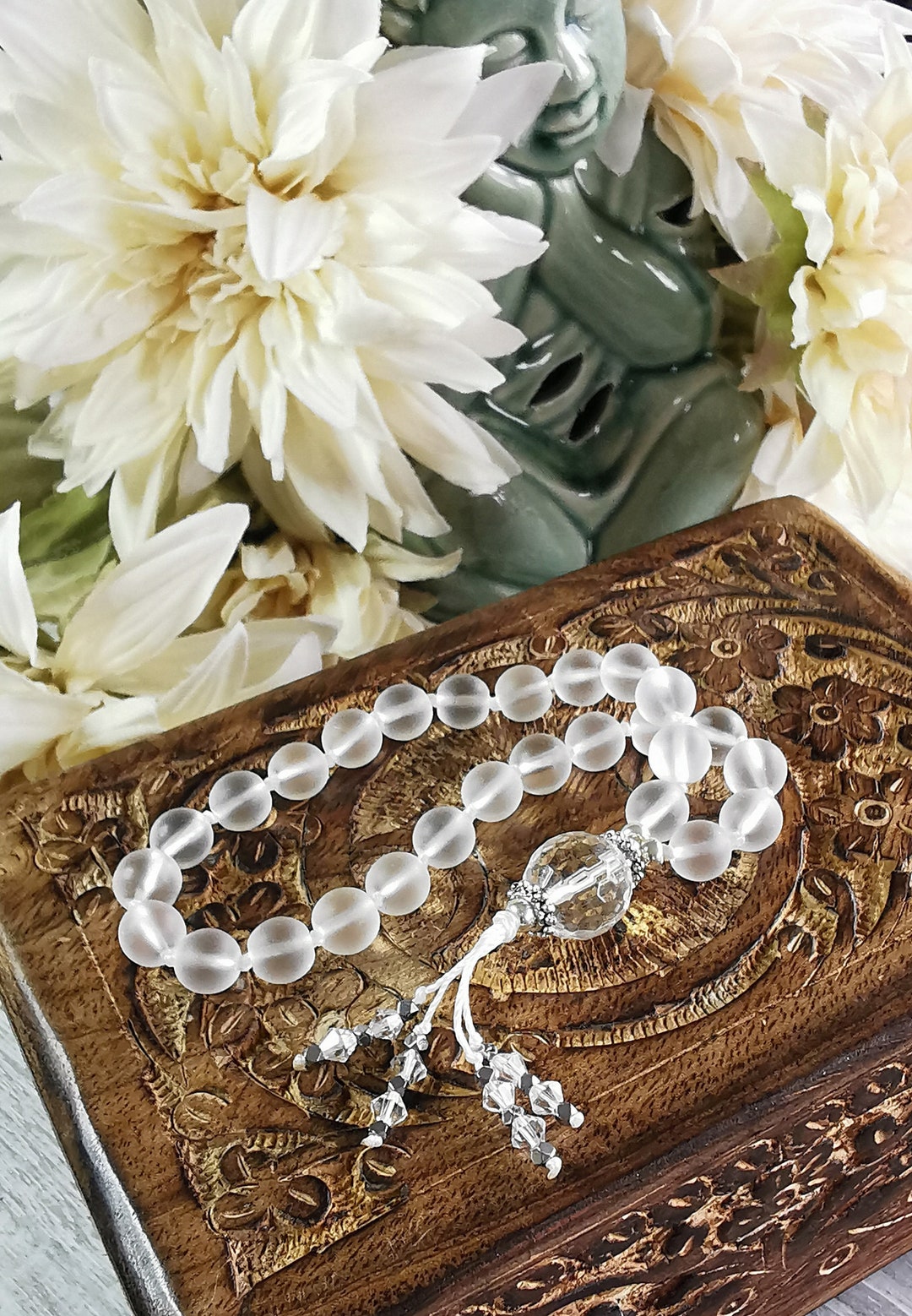 Pocket Mala, Mini Mala, Kids Mala Beads, Worry Beads, Pocket Fidget ...