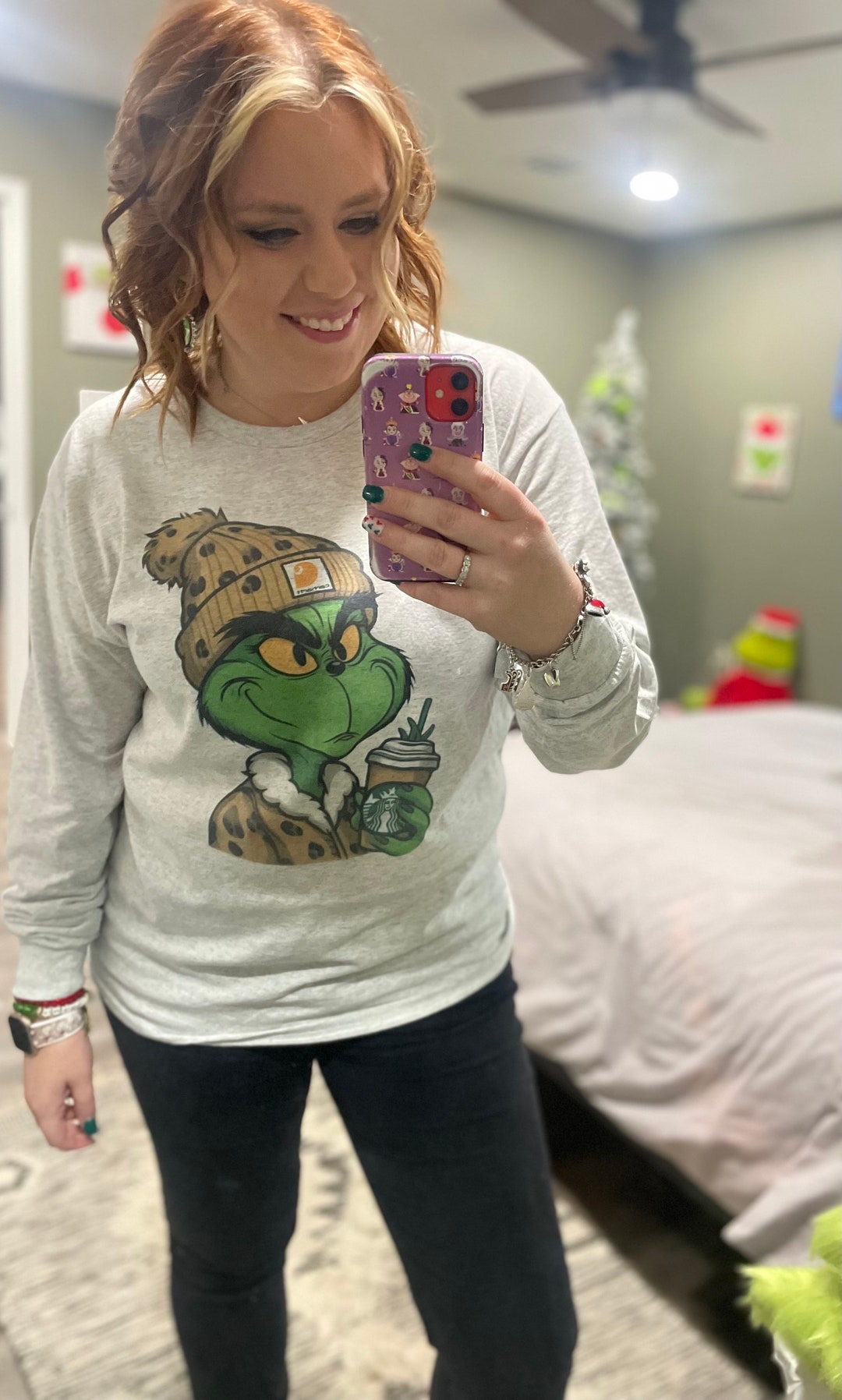 Boujee Grinch Top - Etsy