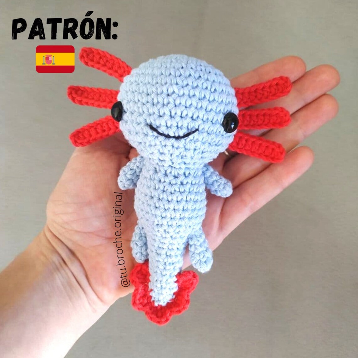 Axolotl Crochet Pattern Amigurumi Axolotl PDF TUTORIAL - Etsy
