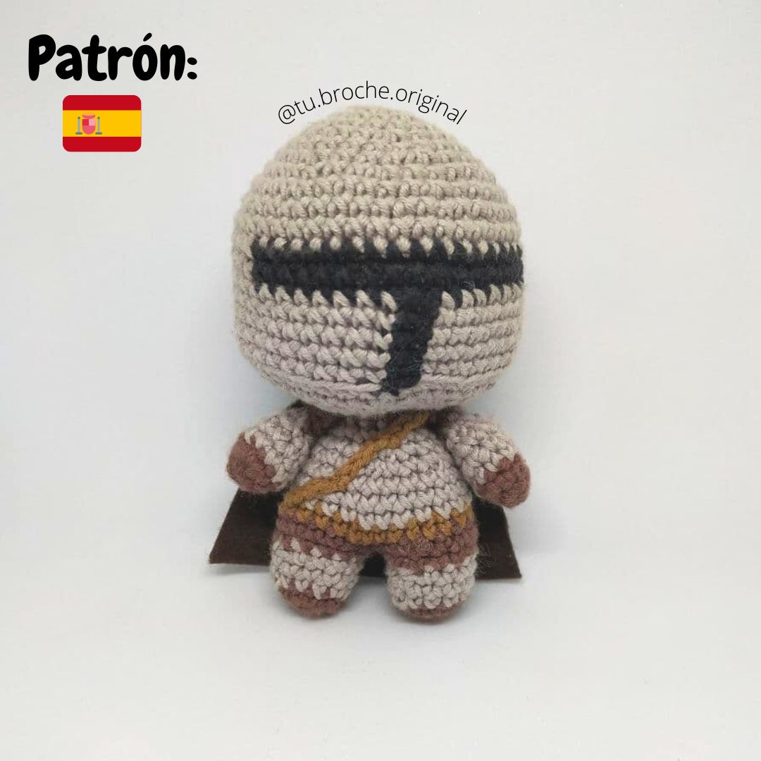 Mandalorian Crochet Pattern Amigurumi Mandalorian PDF - Etsy