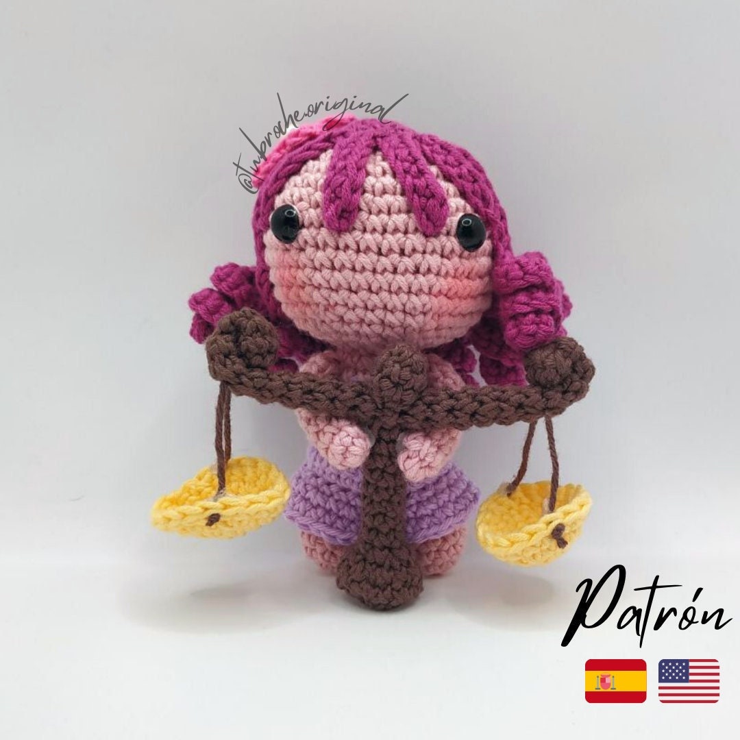 Libra horoscope Crochet Pattern Amigurumi Libra Horoscope PDF TUTORIAL ...