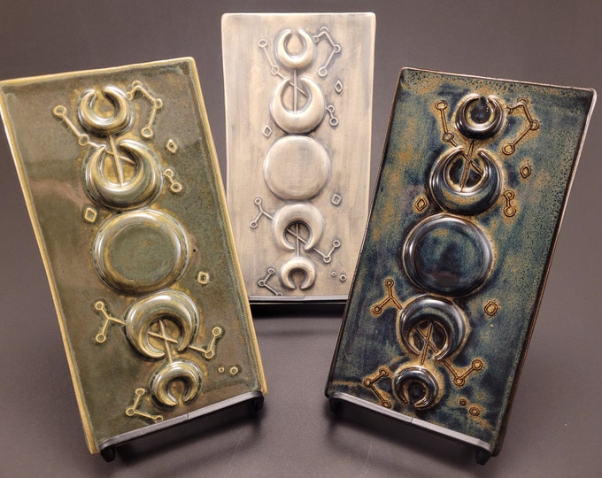 Moon Phases Handmade Ceramic Tile - Etsy