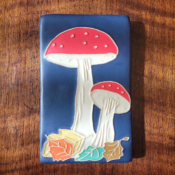 Mushroom Tile - Etsy
