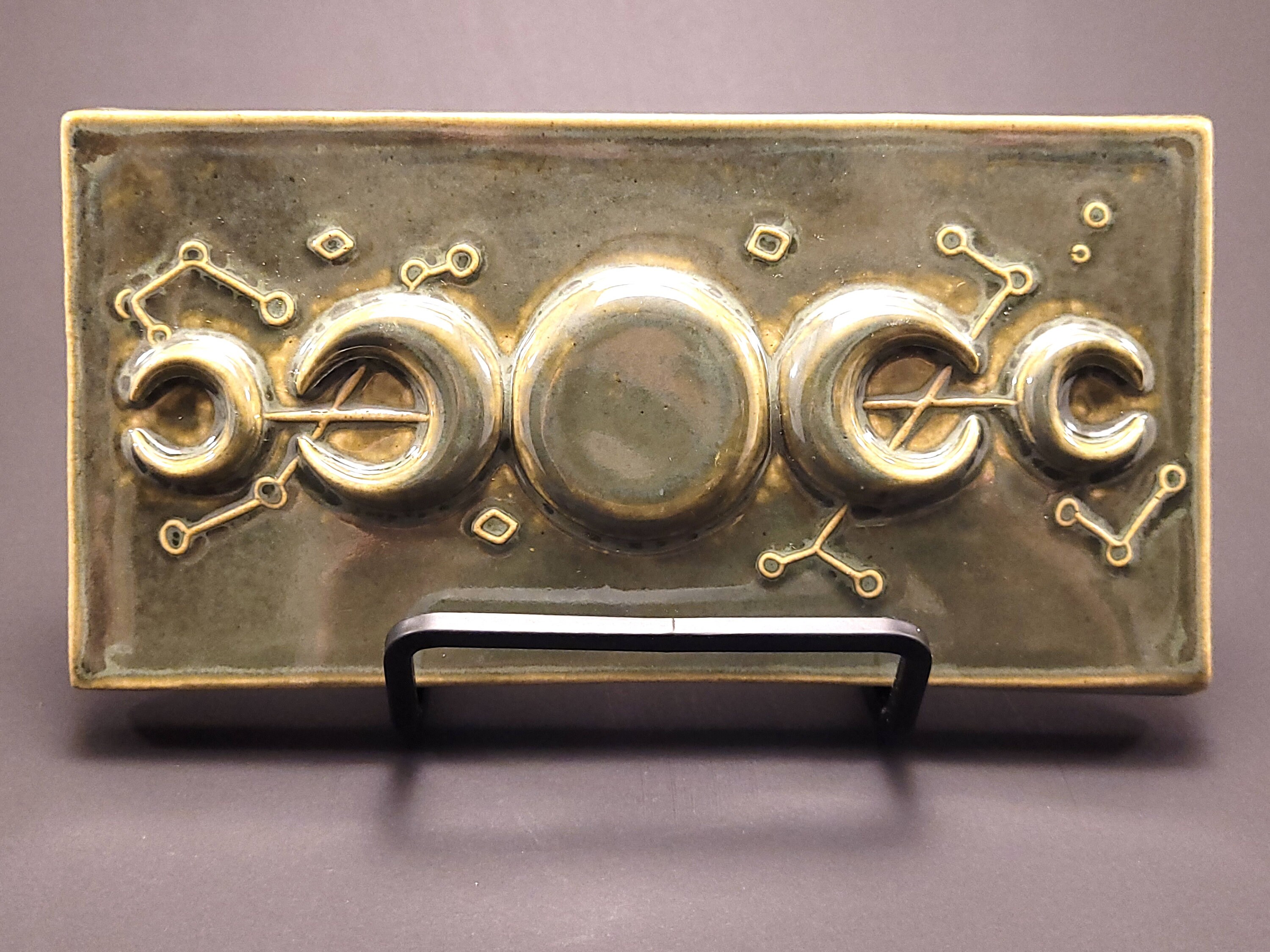 Moon Phases Handmade Ceramic Tile - Etsy