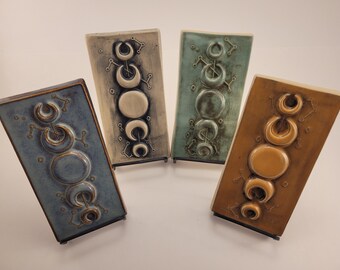 Ceramic Moon Tile | Etsy