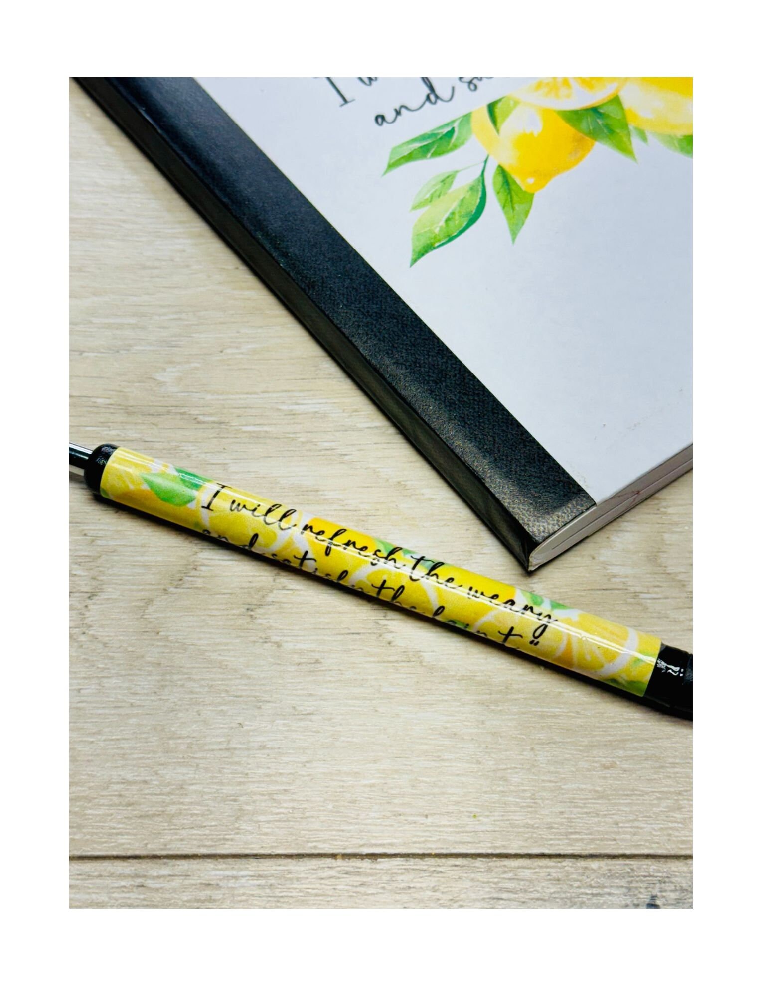 Jeremiah 31 Lemon Theme Printable PDF Composition Notebook Graphic and ...