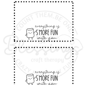 Printable Paperclip Bookmark Gift Card. Teacher Appreciation. S'MORE ...